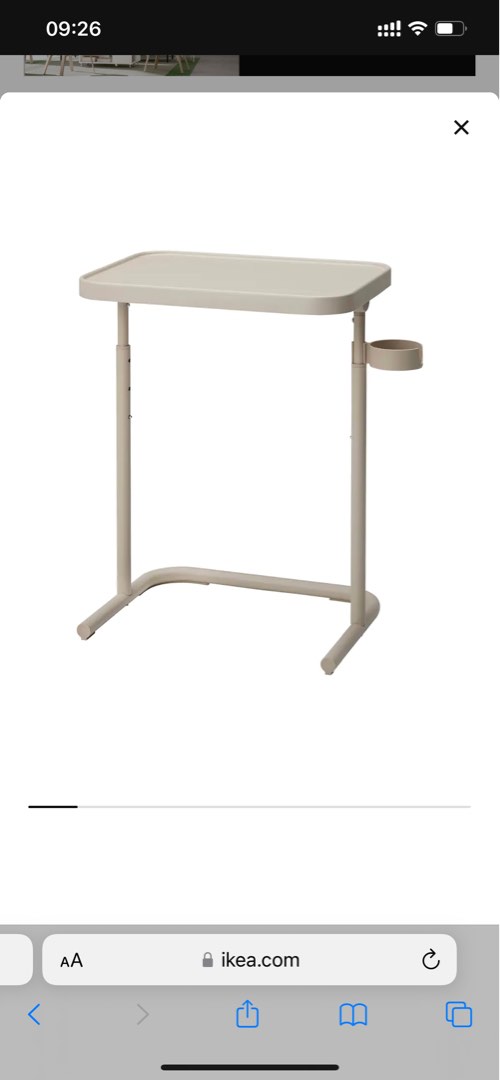 IKEA Bjorkasen Coffee&Laptop Stand, Furniture & Home Living, Furniture, Tables & Sets on Carousell