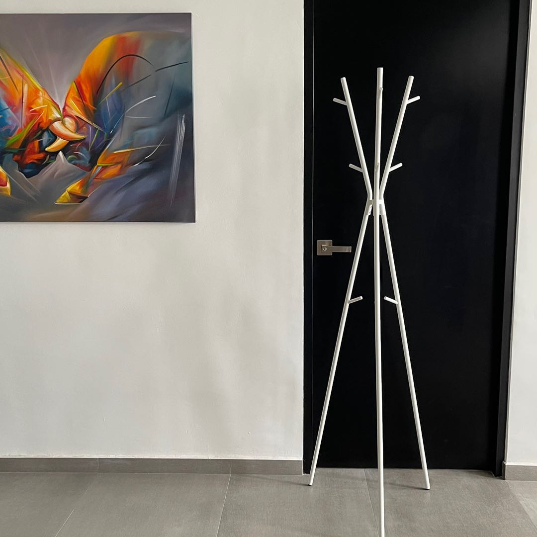 IKEA White Clothes Stand, Furniture & Home Living, Home Decor, Other ...