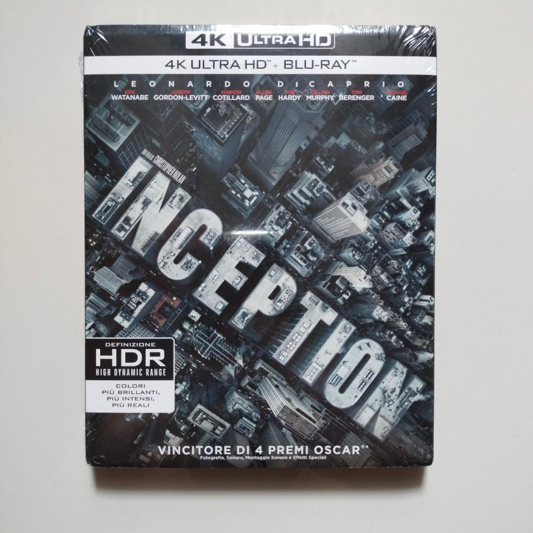 Inception (Christopher Nolan, Leonardo DiCaprio) 4K UHD + Blu-ray ...