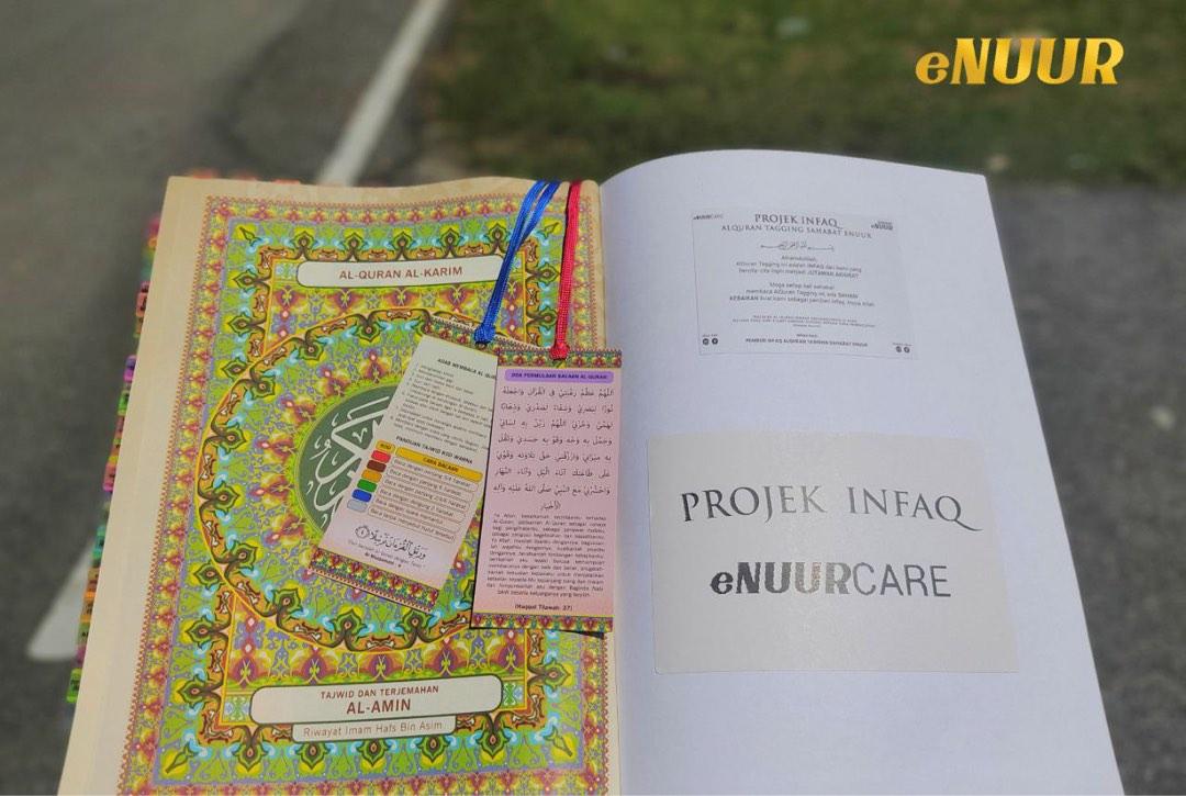 Infaq Al-Quran Tagging eNuur, Hobbies & Toys, Books & Magazines, Religion Books on Carousell