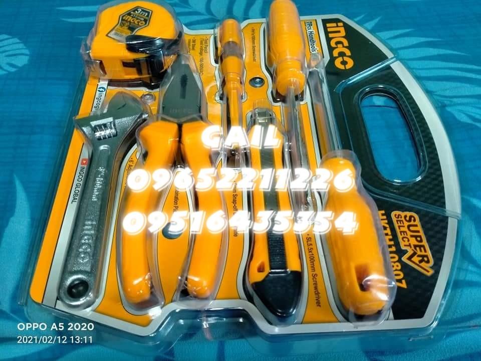 INGCO 7pcs. Hand Tools Set (HKTH10807), Commercial & Industrial ...