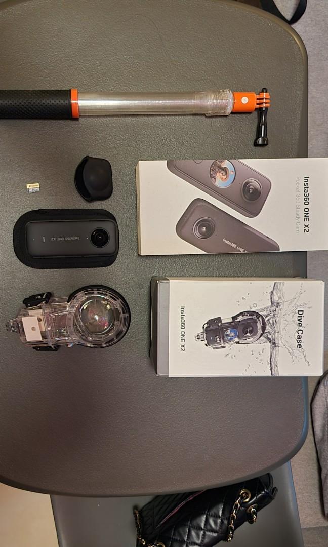Insta360 One X2 with Dive Case, Photography, Cameras on Carousell