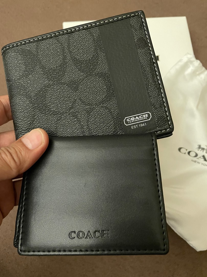 Coach men wallet, Men's Fashion, Watches & Accessories, Wallets & Card ...