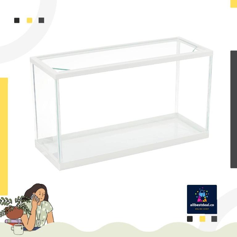 ~instock~ Gex Desk Boy 450 Aquarium Tank, White, Pet Supplies, Homes & Other Pet Accessories on ...