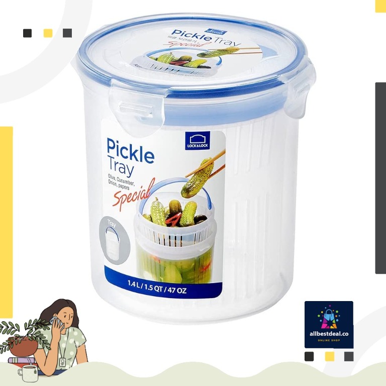 ~instock~ Lock & Lock HPL933BT Classic Airtight Pickle Tray Container ...
