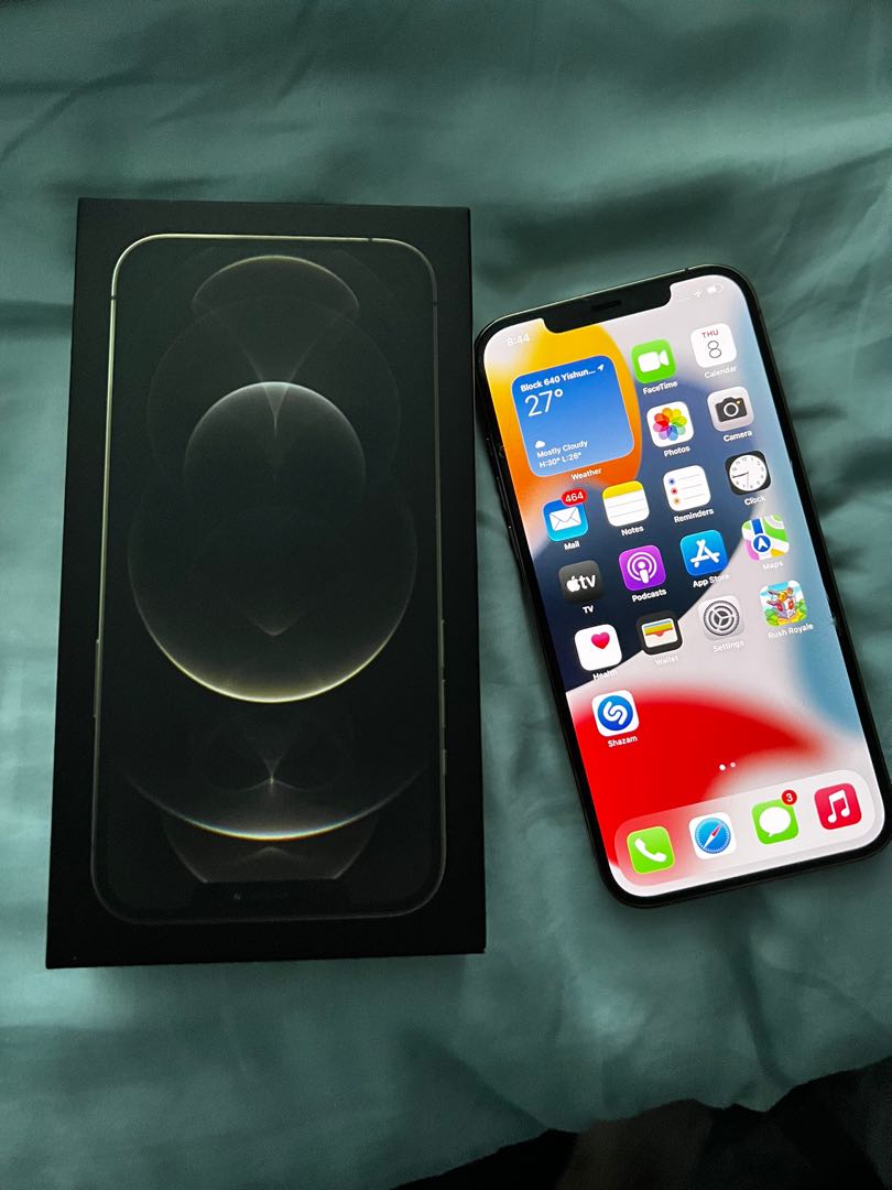 Iphone 12 Pro Max Gold 256GB, Mobile Phones & Gadgets, Mobile Phones ...
