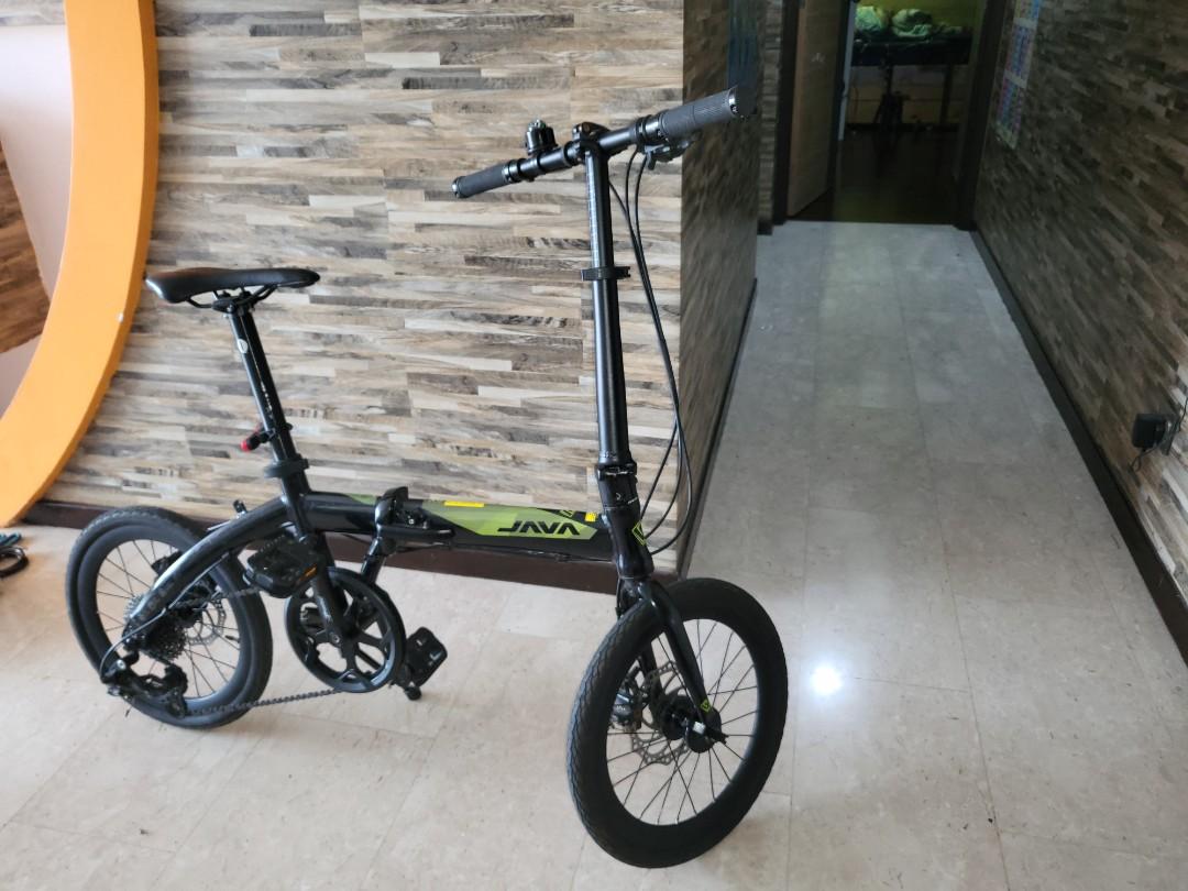 Java X3 foldable bicycle with baby seat, Sports Equipment, Bicycles ...