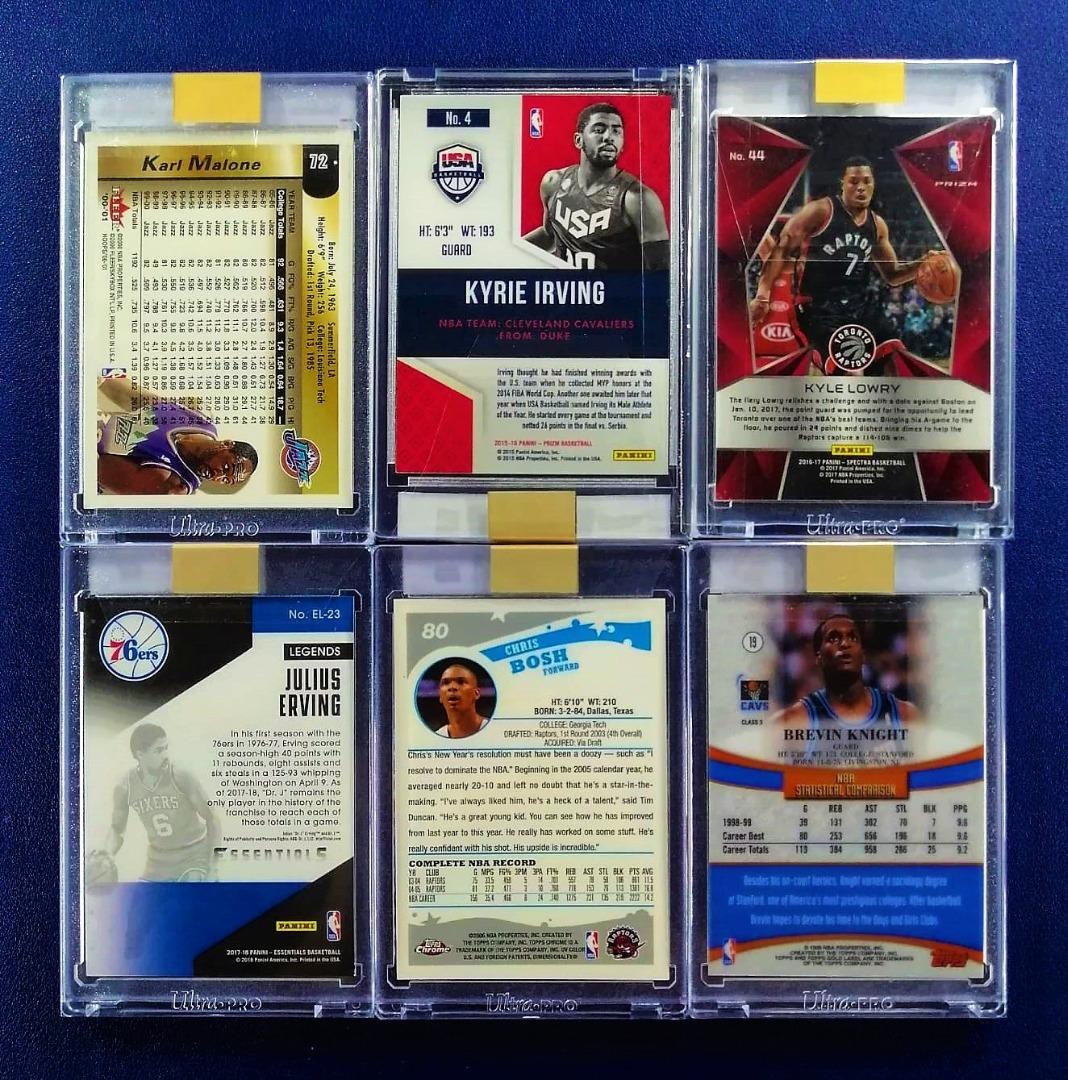 Karl Malone, Kyrie Irving, Kyle Lowry, Julius Erving, Chris Bosh ...