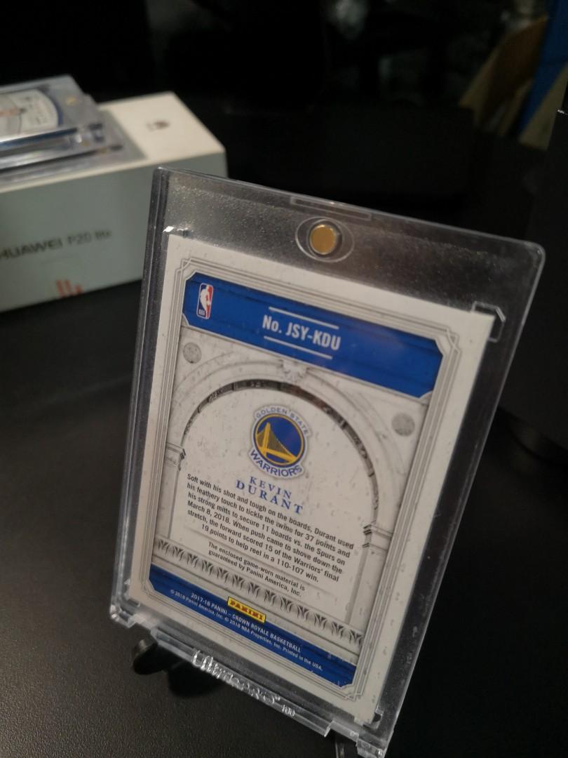 Kevin Durant Crown Royale Gu, Hobbies & Toys, Memorabilia ...