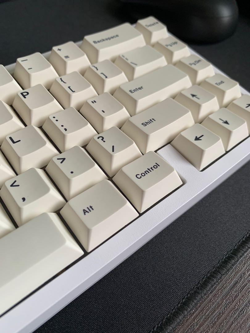 Cream Minimalistic Keycaps, Computers & Tech, Parts & Accessories ...