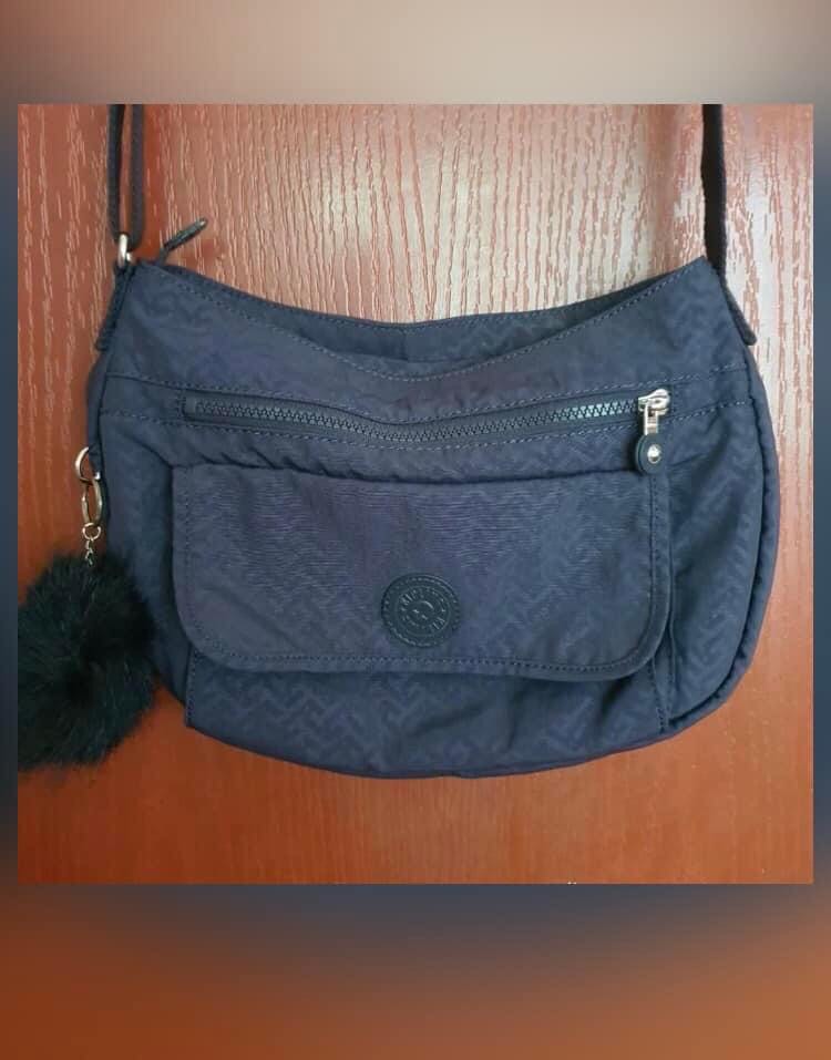 Kipling Syro Midnight Blue Emb, Women's Fashion, Bags & Wallets, Cross ...