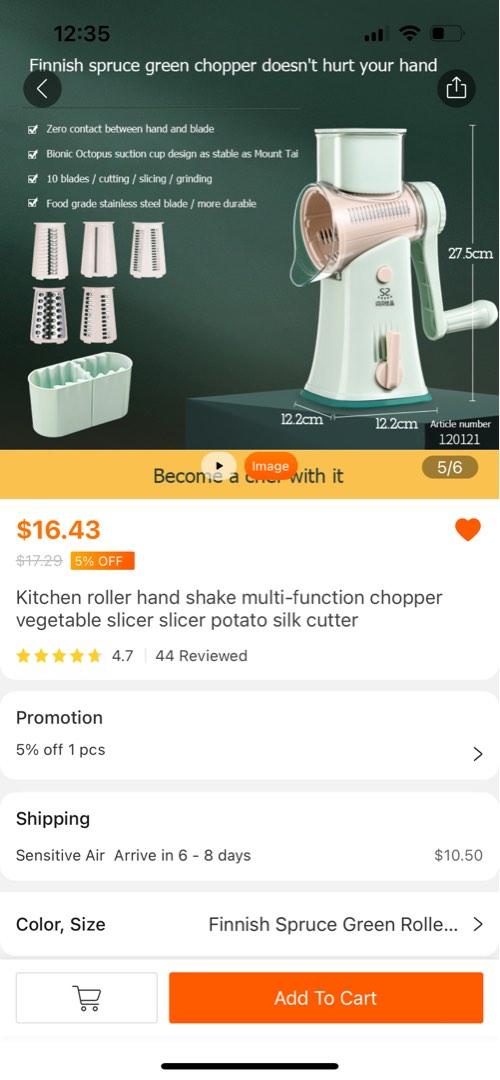 Kitchen Roller Chopper, Furniture & Home Living, Kitchenware ...