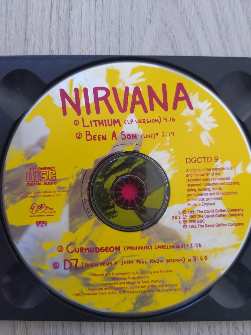 Lithium - Nirvana (UK CD single with one extra track not available on ...