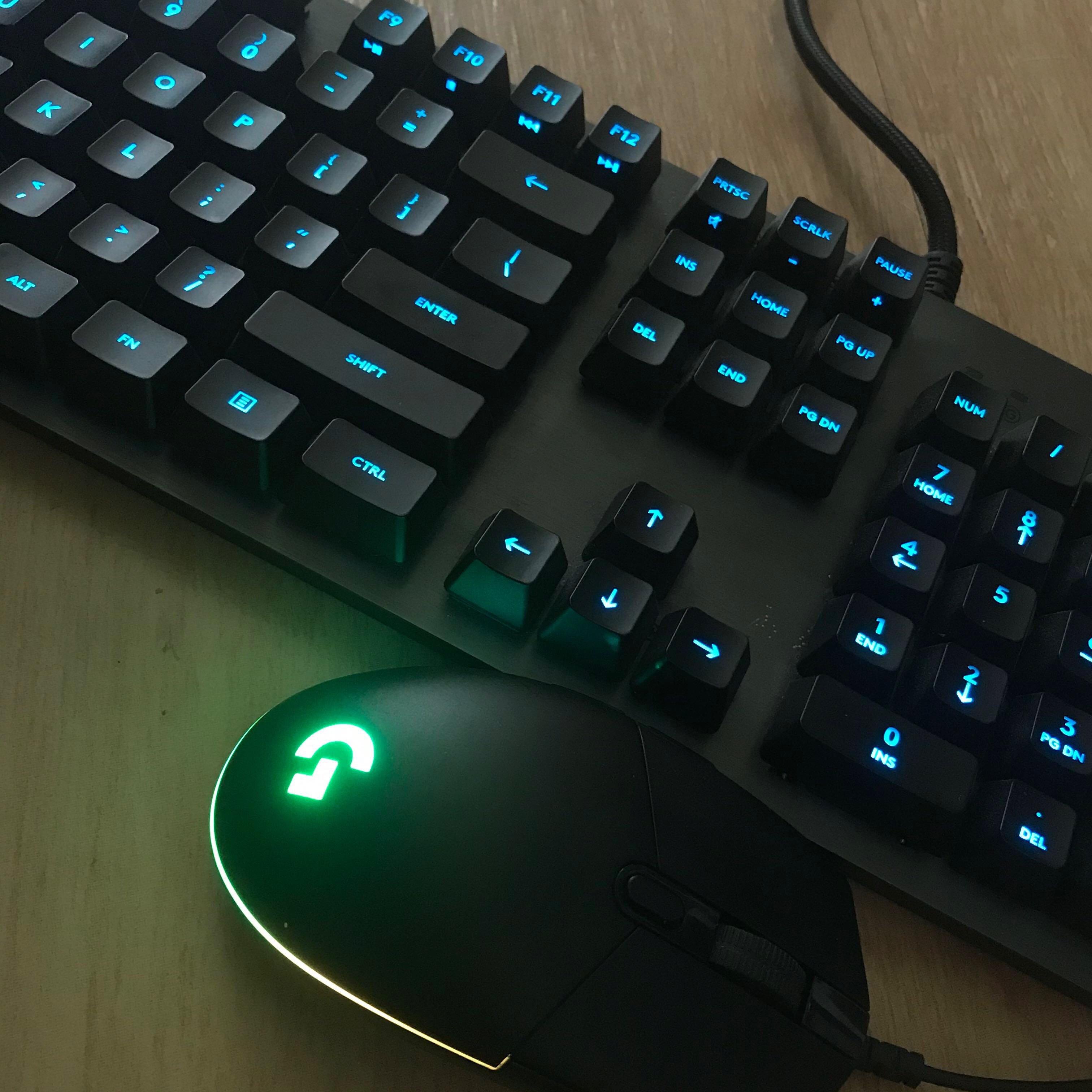 LOGITECH KEYBOARD (G512) + LOGITECH LIGHT SYNC MOUSE (G102), Computers ...