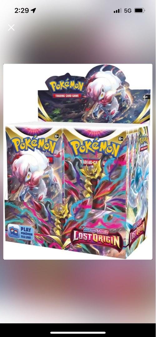 Lost origin booster box, Hobbies & Toys, Toys & Games on Carousell