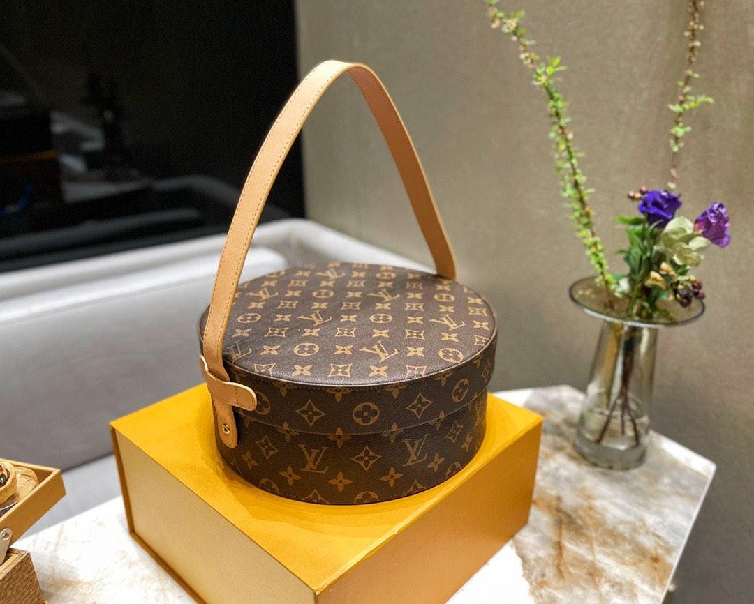 LOUIS VUITTON LV ROUND TEA BOX SET, Furniture & Home Living ...