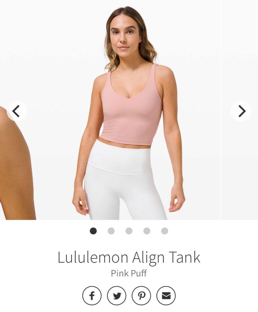Lululemon align tank, Women's Fashion, Activewear on Carousell