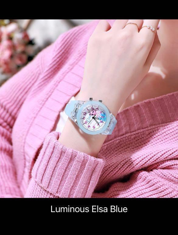 Luminous Girl Watch (Elsa , Cinnamon Roll ), Babies & Kids, Babies ...
