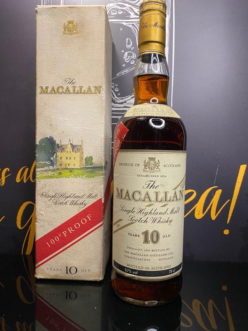 Macallan 10 YO 100 Proof Cask Strength -57%abv Single Malt Scotch ...