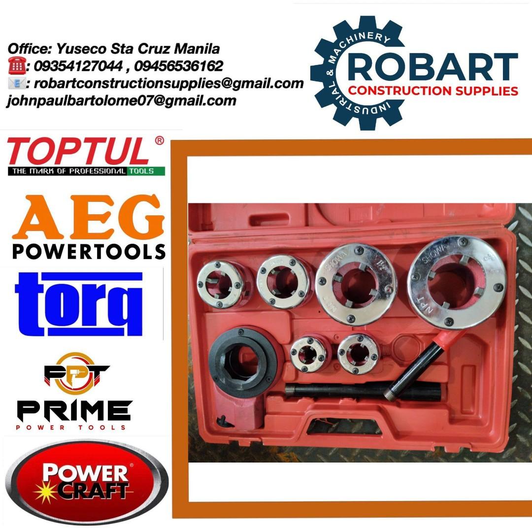 Manual pipe threader, Commercial & Industrial, Construction Tools ...