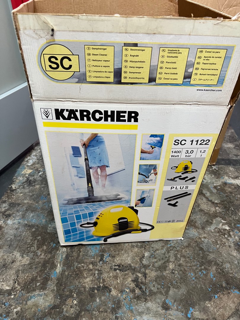 Karcher floor steamer, TV & Home Appliances, Irons & Steamers on Carousell