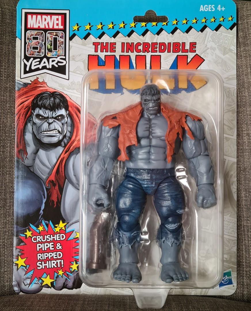 MARVEL LEGENDS RETRO : GREY HULK, Hobbies & Toys, Toys & Games on Carousell