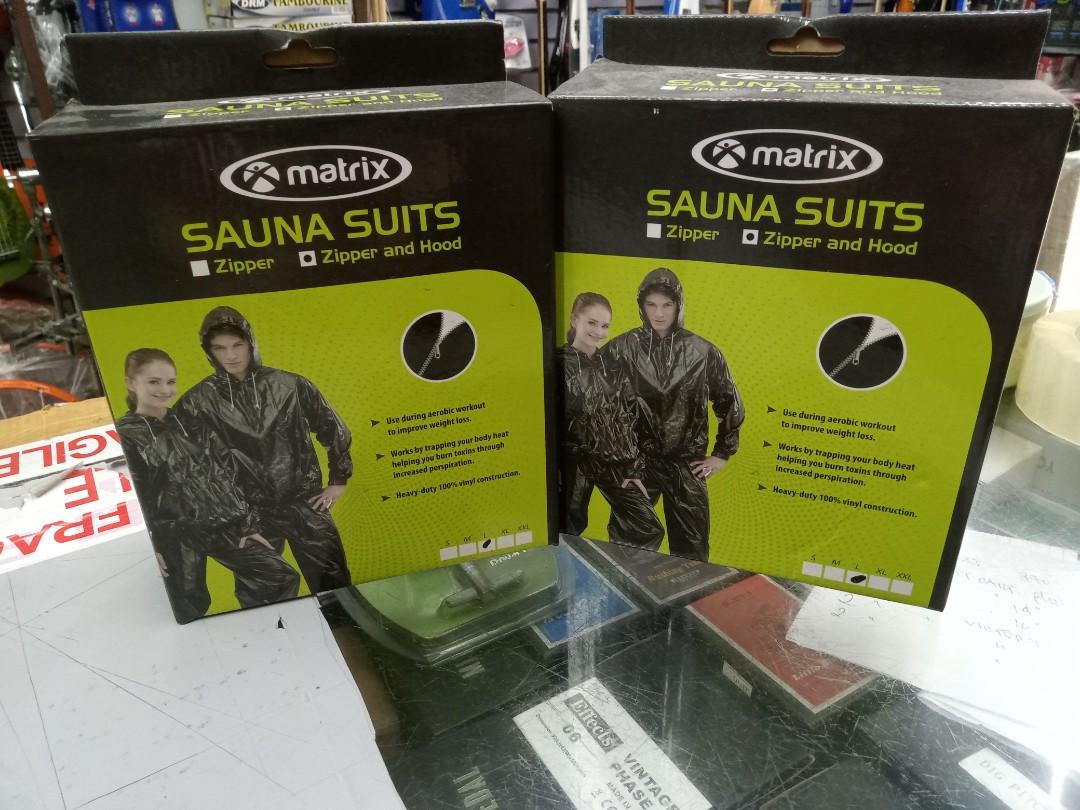 matrix Sauna Suit (M,L,XL), Sports Equipment, Exercise & Fitness ...
