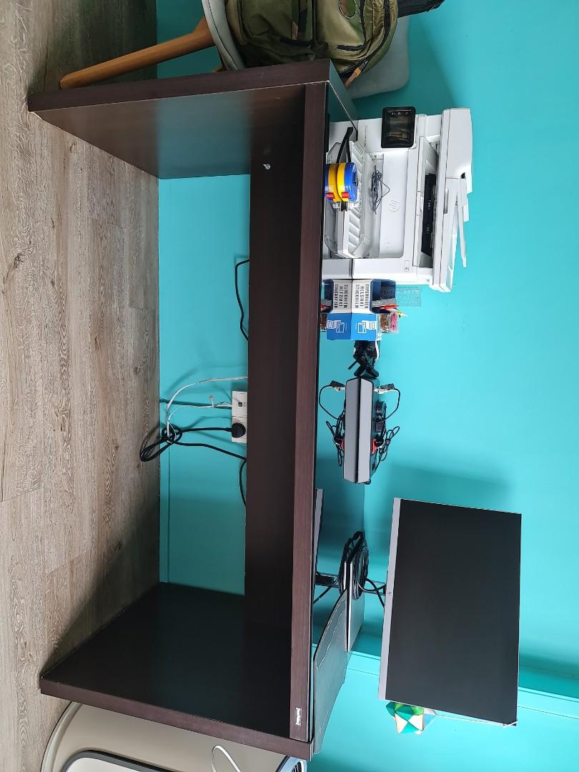 Me i' cha study/computer table, Furniture & Home Living, Furniture ...