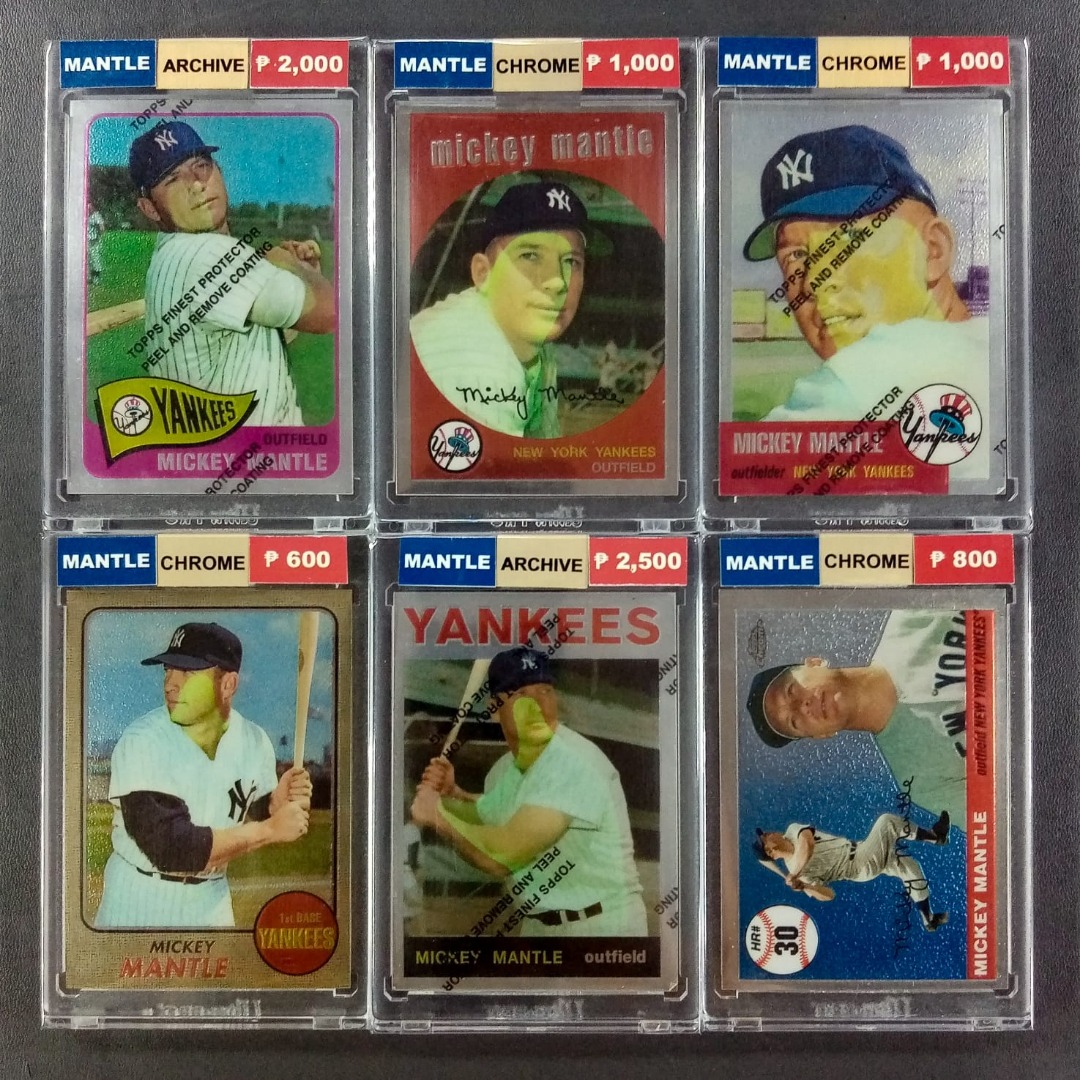 Mickey Mantle MLB Cards with Free Magnetic Case, Hobbies & Toys, Toys ...