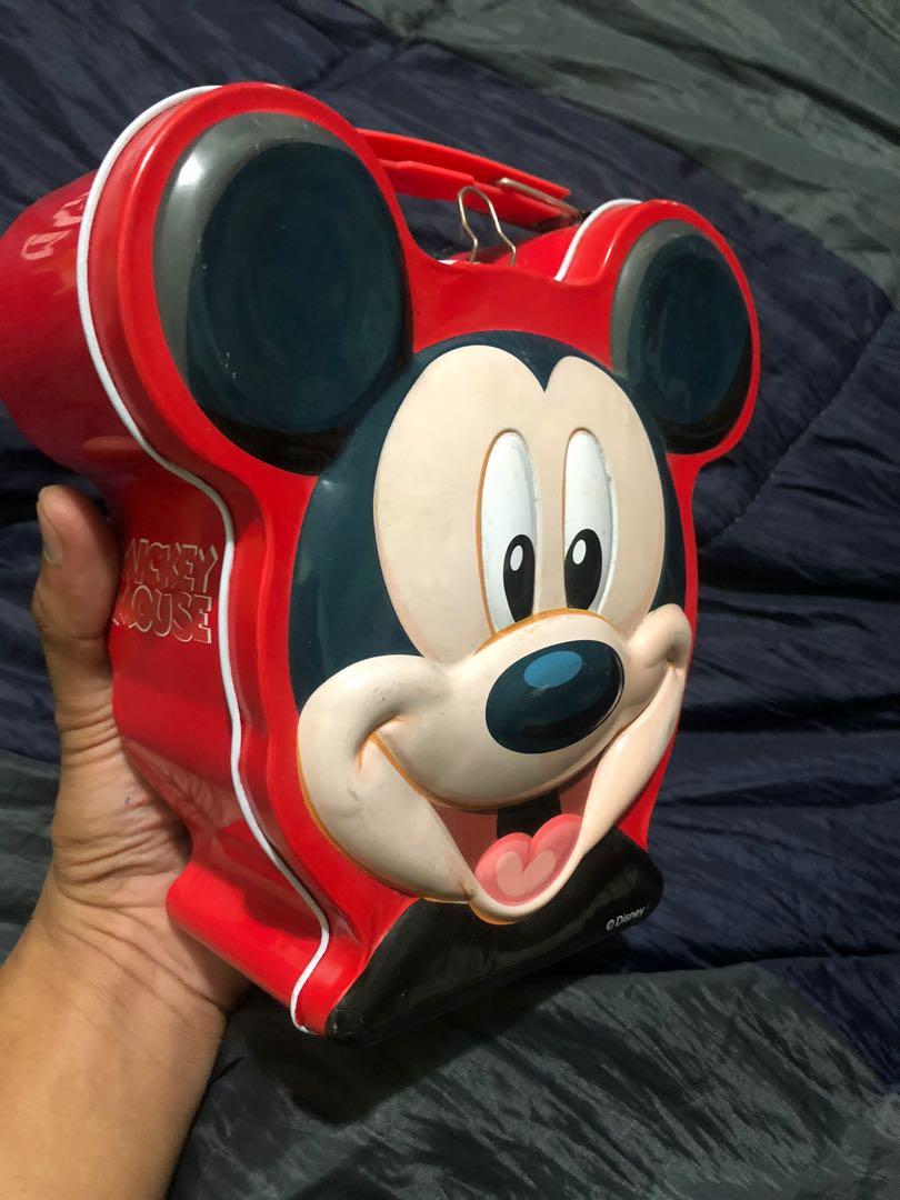 Mickey mouse tin can coin box, Hobbies & Toys, Toys & Games on Carousell