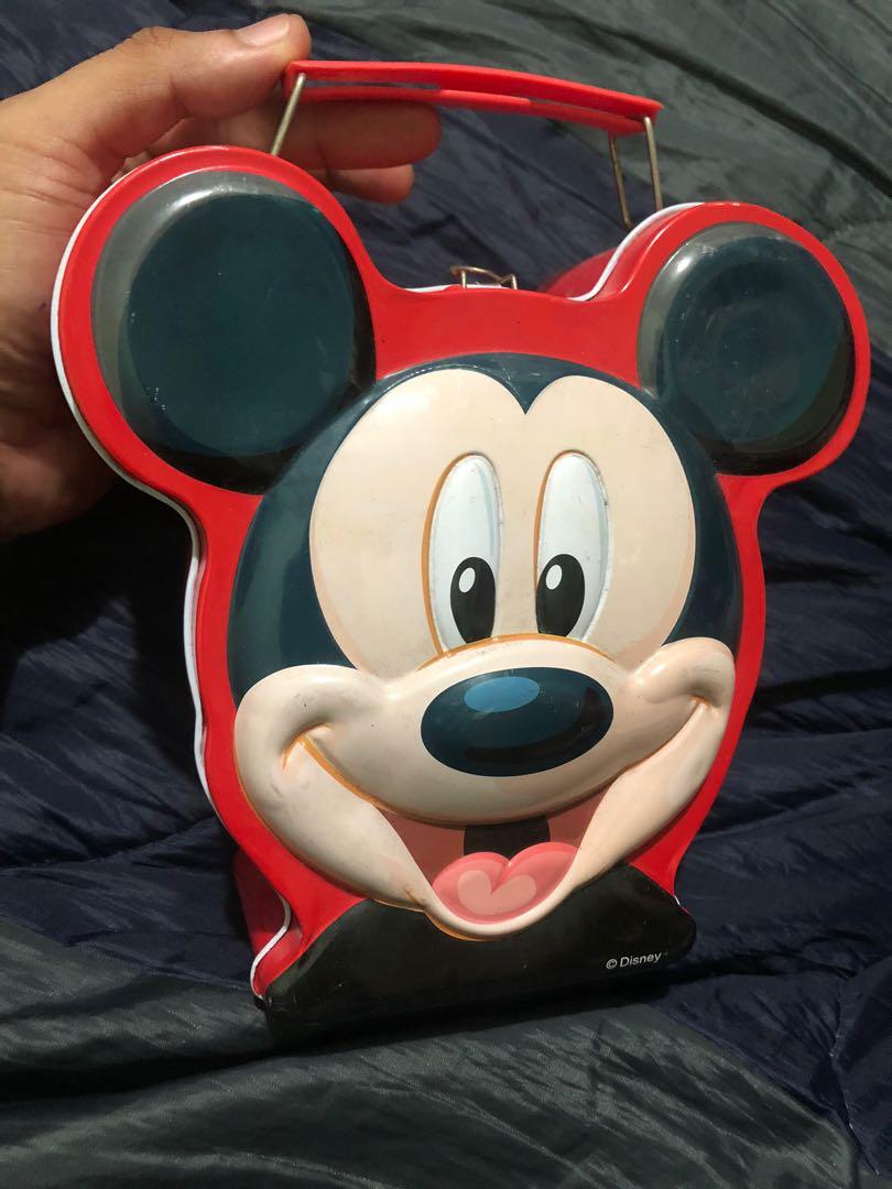 Mickey mouse tin can coin box, Hobbies & Toys, Toys & Games on Carousell