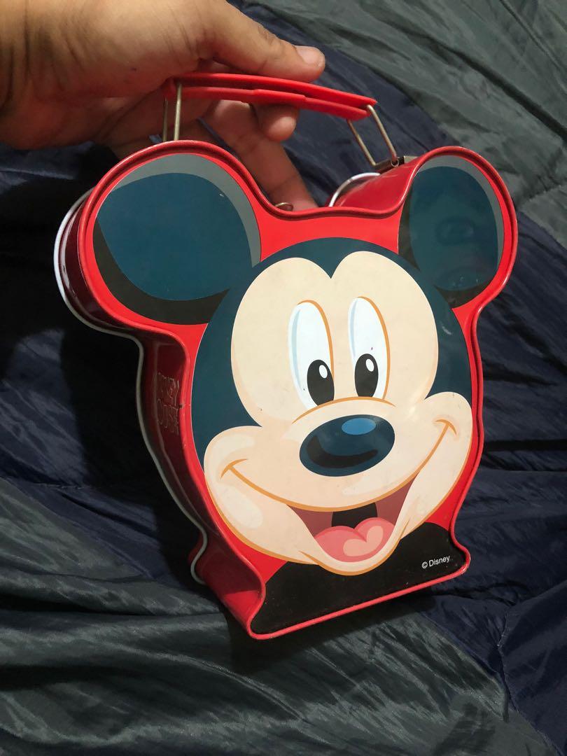 Mickey Mouse Tin Can Coin Box Hobbies And Toys Toys And Games On Carousell