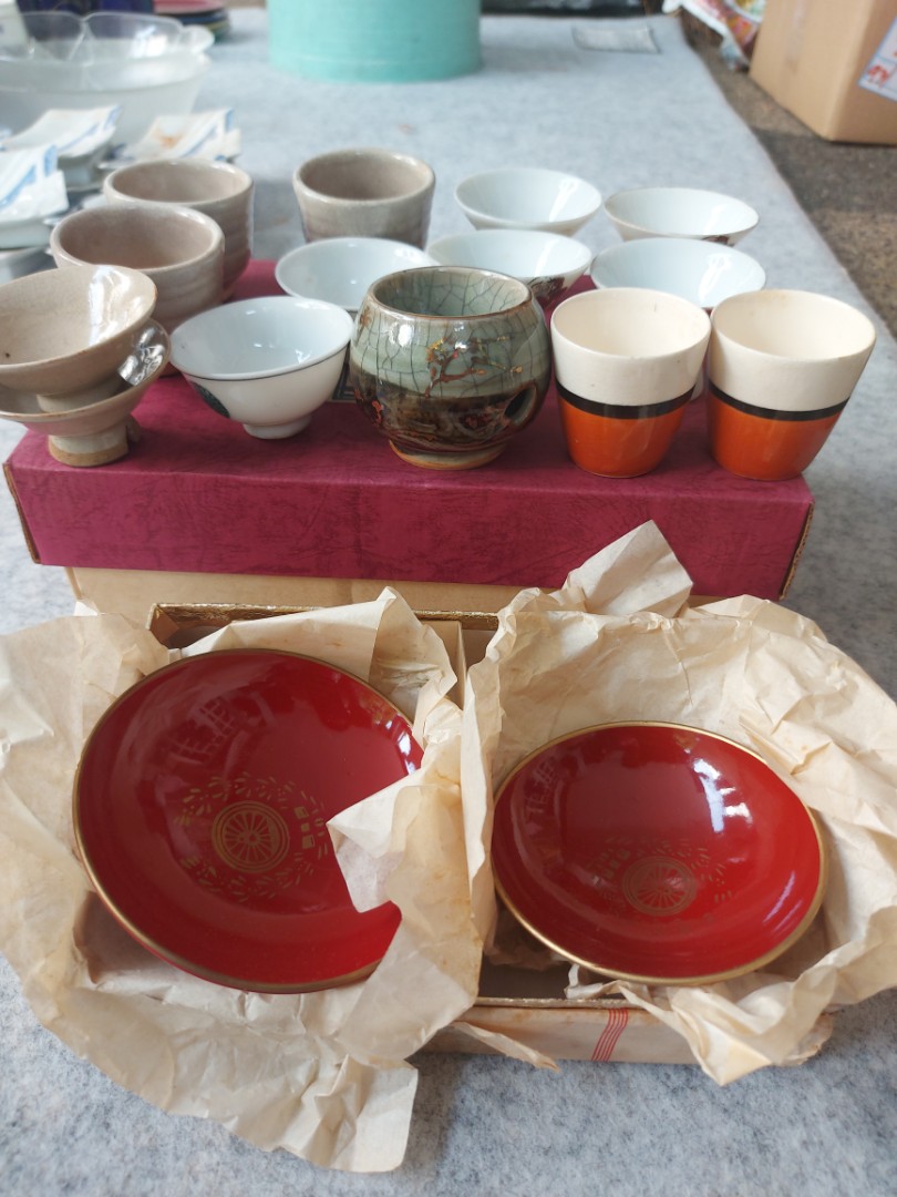 Miniature Jars and saucers, Furniture & Home Living, Home Decor, Vases ...