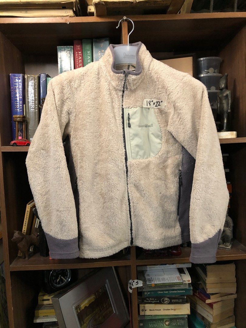 MONT BELL Performance Fleece Jacket Sherpa Monkey Fleece Hiking XS ...