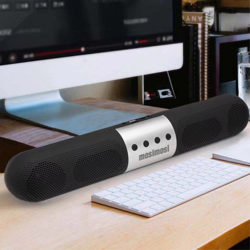 mosimosi New Desktop Soundbar 10W Full Power Sound Bass Bluetooth 5.0 ...