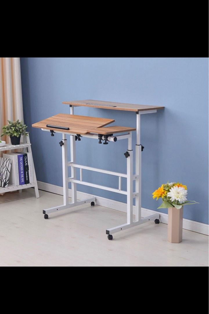 Movable Computer Laptop Table/ Standing Desk / Height Adjustable ...