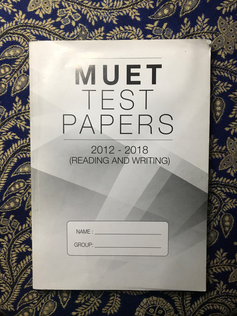 MUET Test Papers 2012-2018 (Reading and Writing), Hobbies & Toys, Books ...