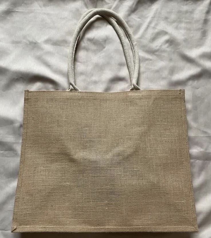 Muji Jute Bag A3 size, Women's Fashion, Bags & Wallets, Tote Bags on ...