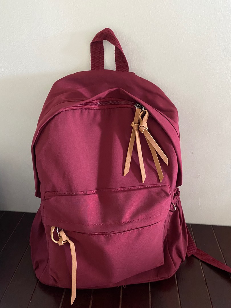 Multi purpose red backpack, Women's Fashion, Bags & Wallets, Backpacks ...