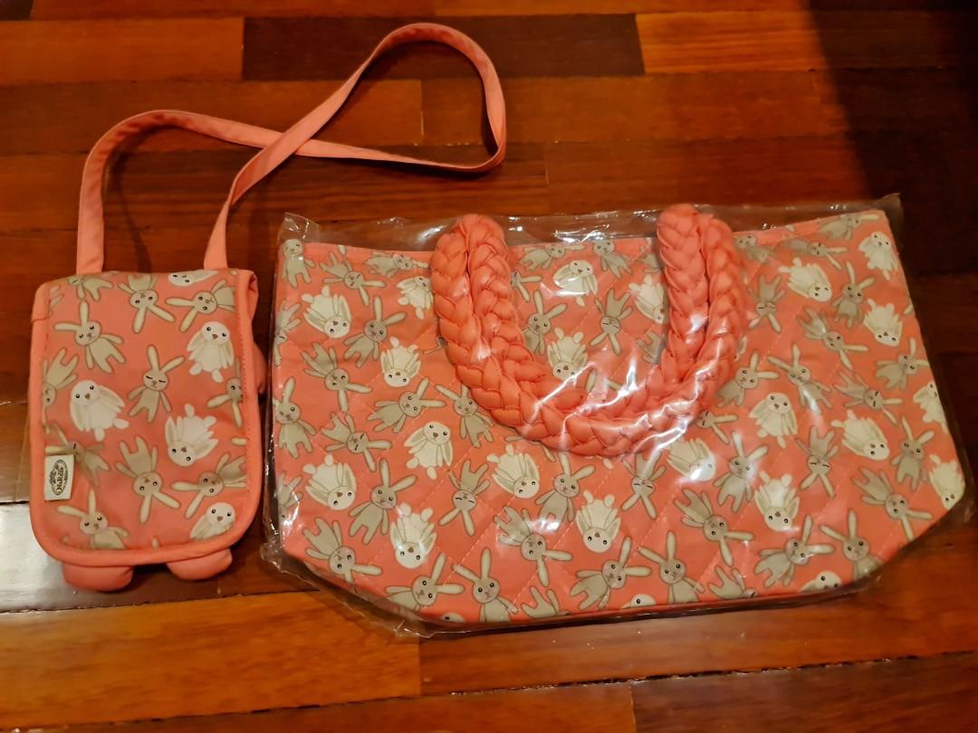 Naraya Bag With 2 Front Pockets #FOC Elephant Mini Bag & Gold Mini ...