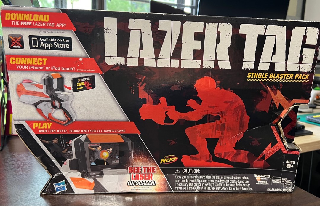 Nerf Lazer Tag Single Blaster Pack, Hobbies & Toys, Toys & Games on ...