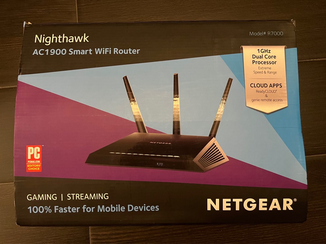 Netgear Nighthawk R7000 Router, 電腦＆科技, 電腦周邊及配件, Wifi及上網相關產品 - Carousell