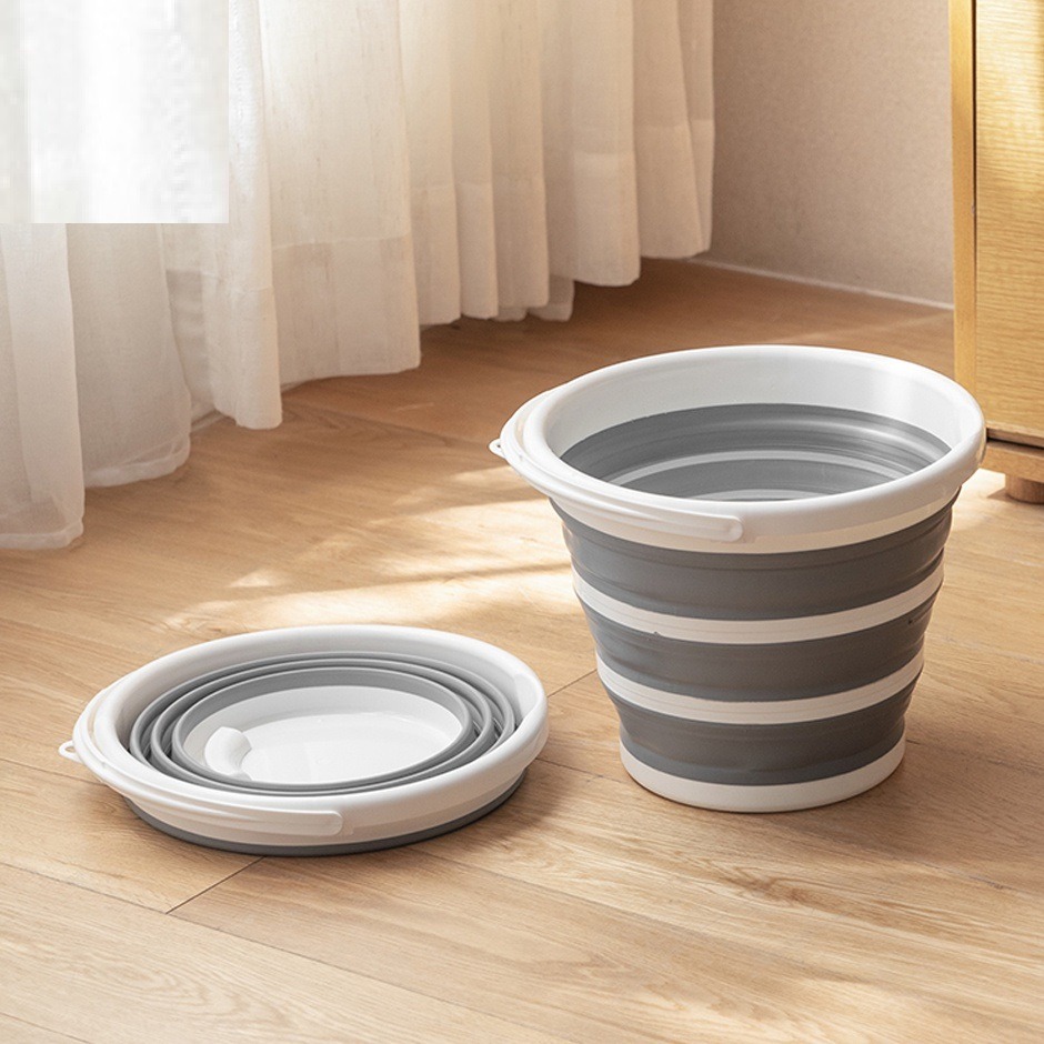 New & Improved Space Saving Multi-Purpose Collapsible Pail 10L ...