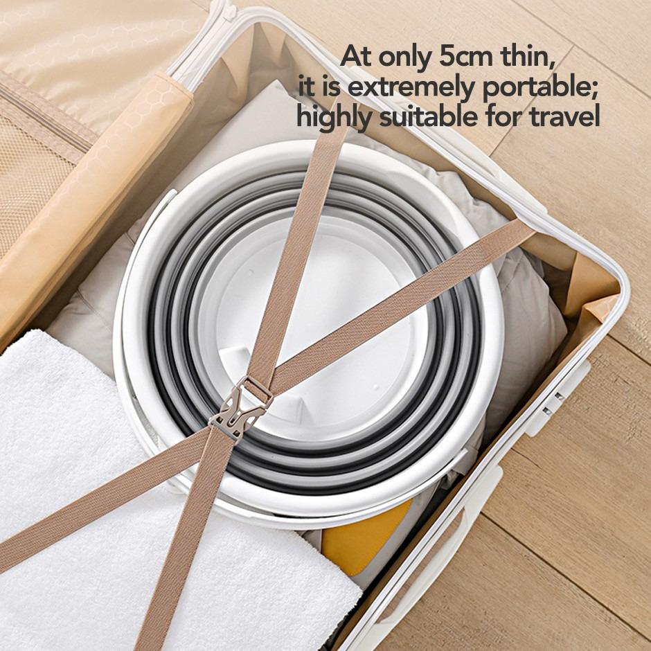 New & Improved Space Saving Multi-Purpose Collapsible Pail 10L ...