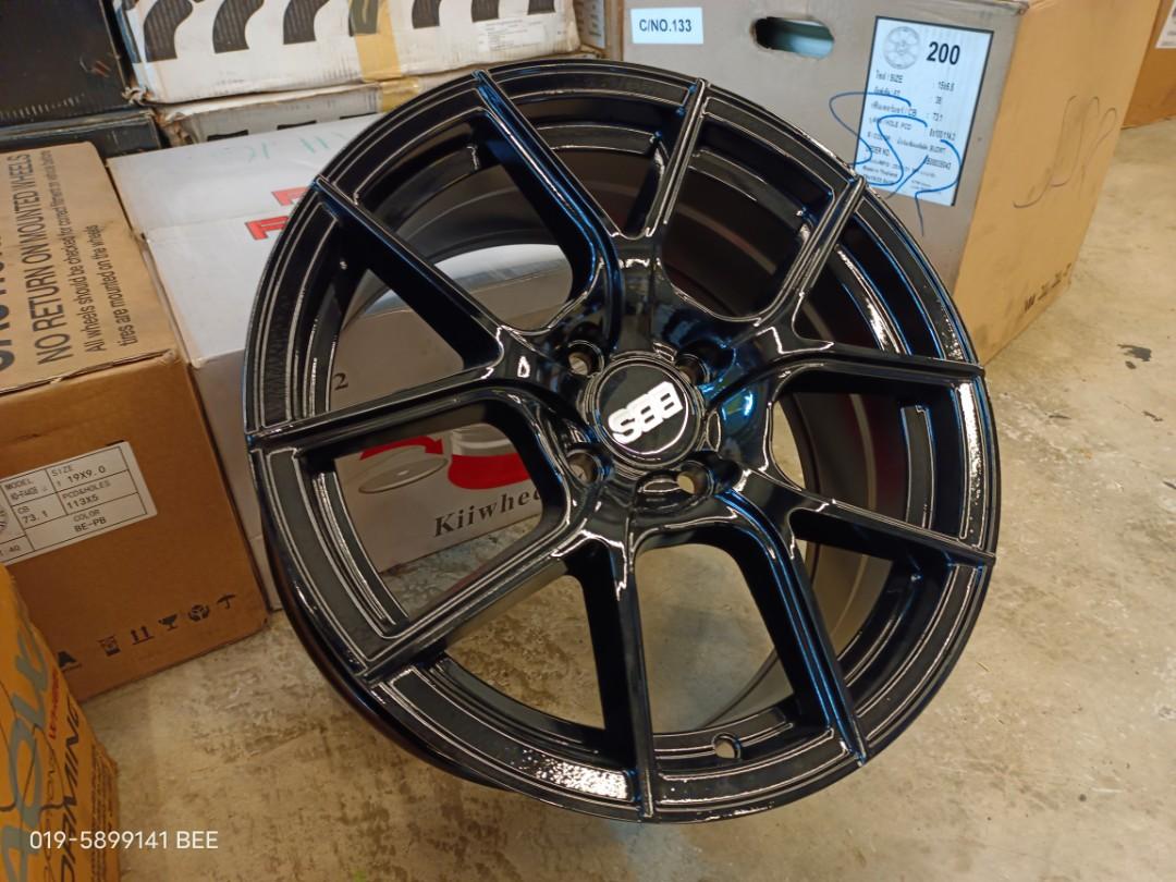 NEW SPORT RIM 16 INCH BBS YARIS VIOS ALZA MYVI JAZZ, Auto Accessories ...