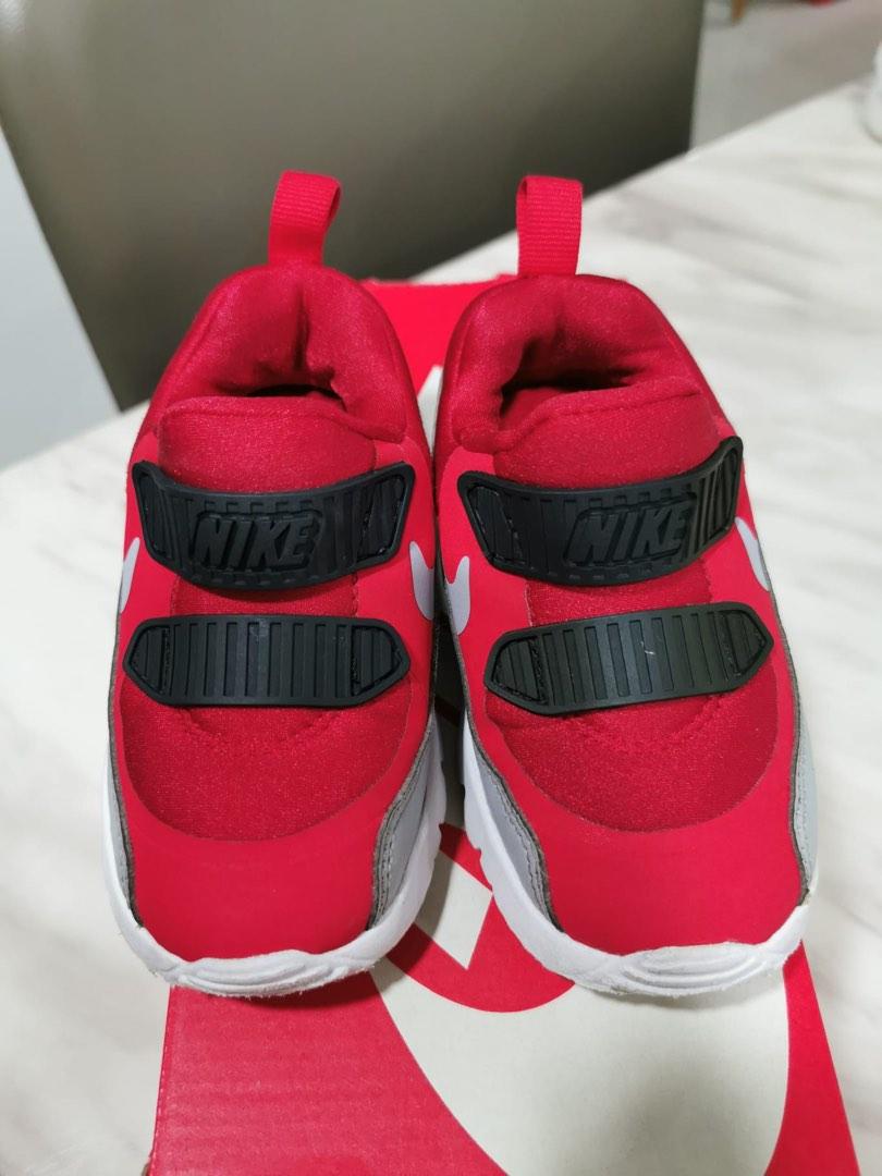 Nike red shoes, Babies & Kids, Babies & Kids Fashion on Carousell