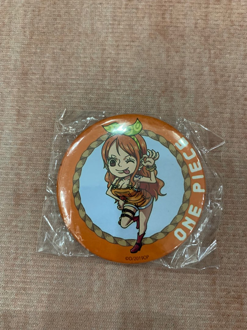 One Piece Nami badge/pin, Hobbies & Toys, Memorabilia & Collectibles ...