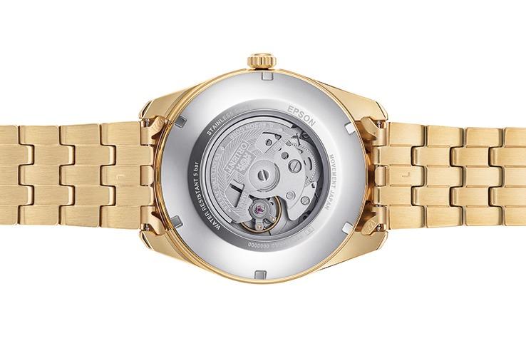 Orient Gold Multi Year Calendar Gold Gradient Dial Stainless Steel ...