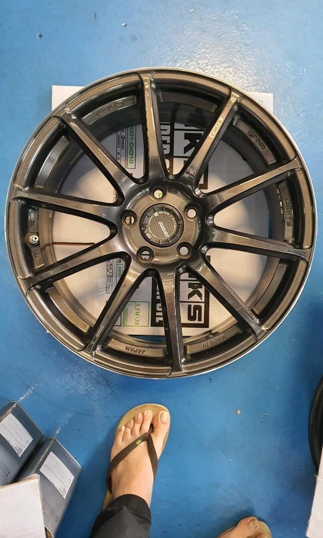 Original 18" Ray's Gram Light 57xtreme Alloy rims with PS4 Tyres., Car ...