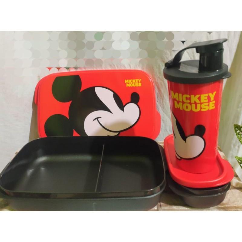 Original Mickey Mouse Tupperware Lunch Set, Furniture & Home Living ...